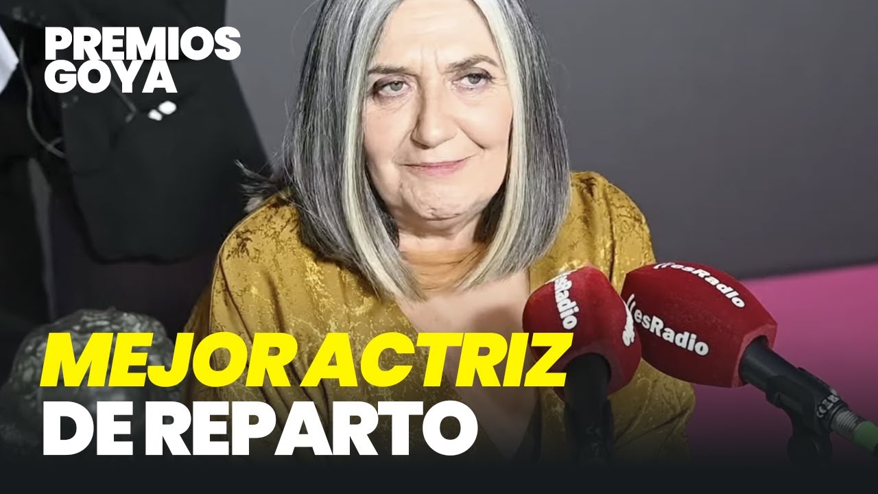 Ane Gabarain, mejor actriz de reparto en los premios Goya 2024 - YouTube