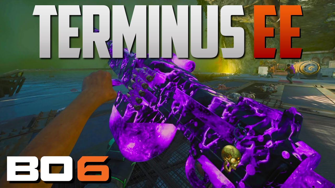 The 'MINIGUN' at Terminus Easter Egg Boss Fight Gameplay - YouTube