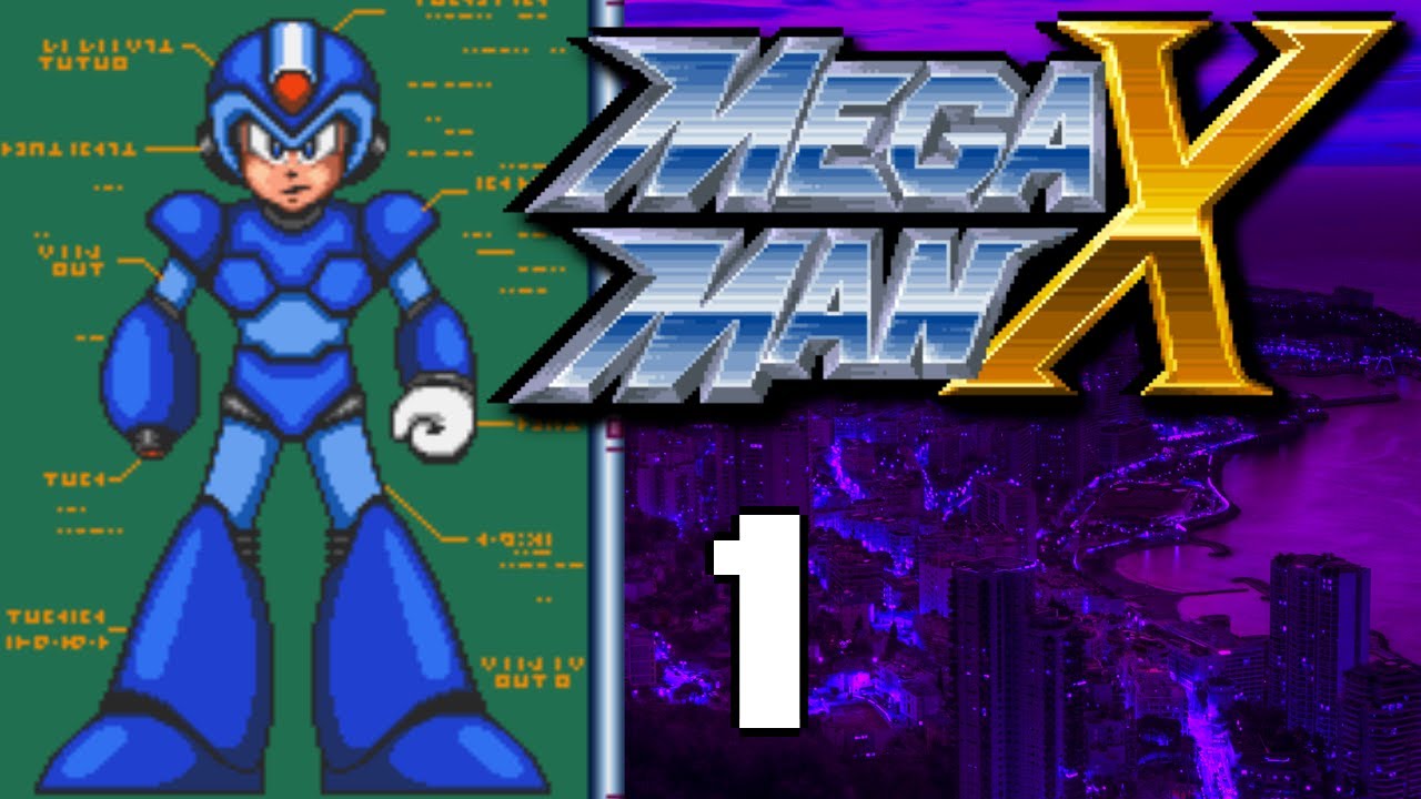 Mega Man X (SNES) [Part 1] - Chill Penguin, Storm Eagle Stages - YouTube