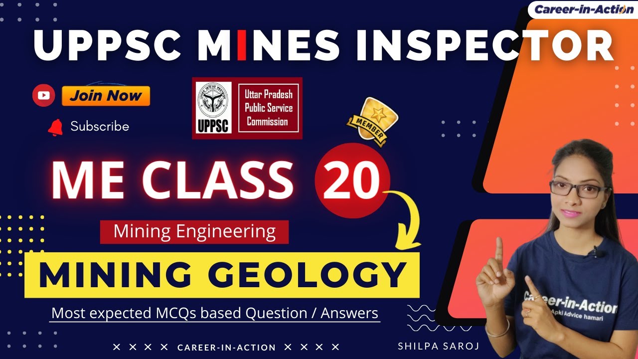 ME Class 20 - Mining Geology | Part 3 | Uppsc Mines Inspector 2022 ...