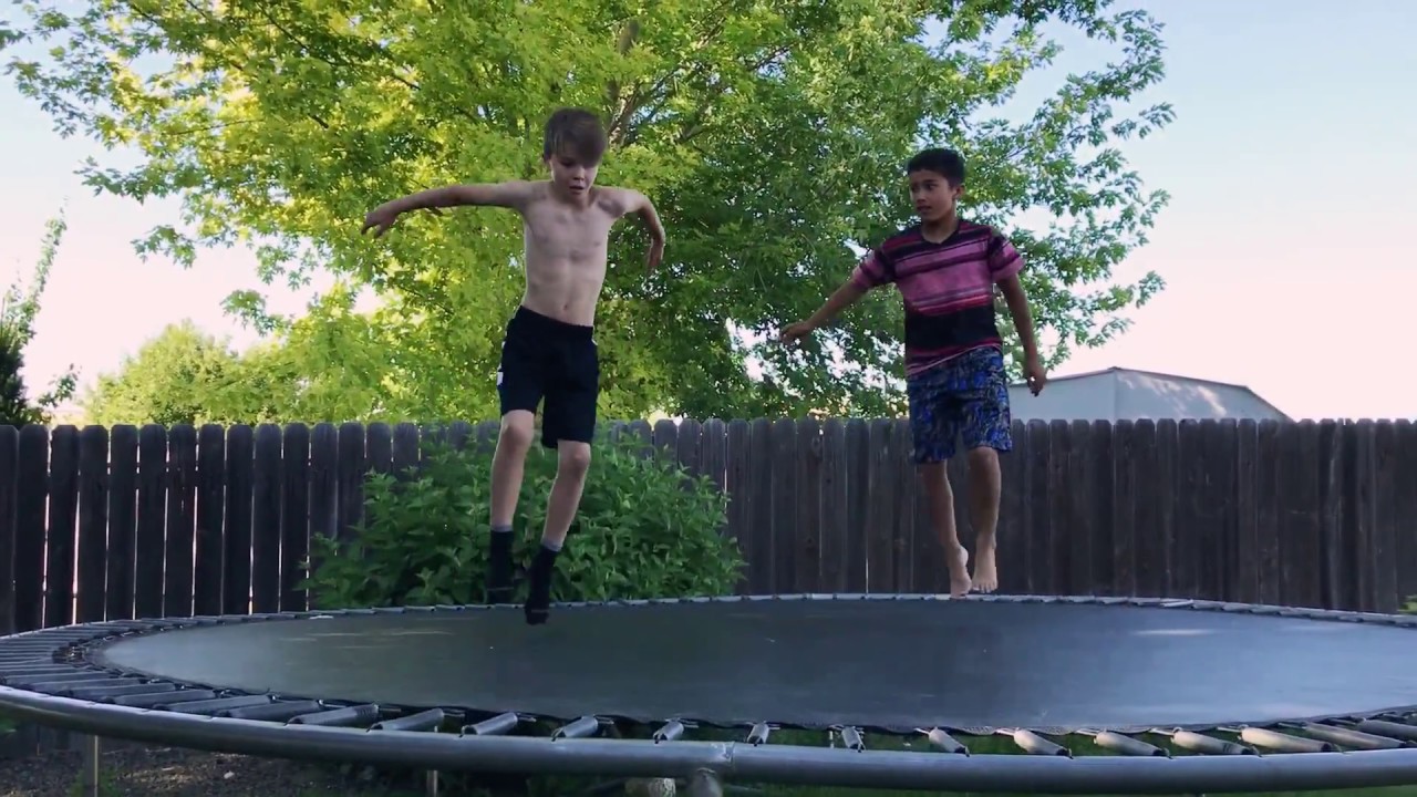 Our first flip routine🥇 - YouTube