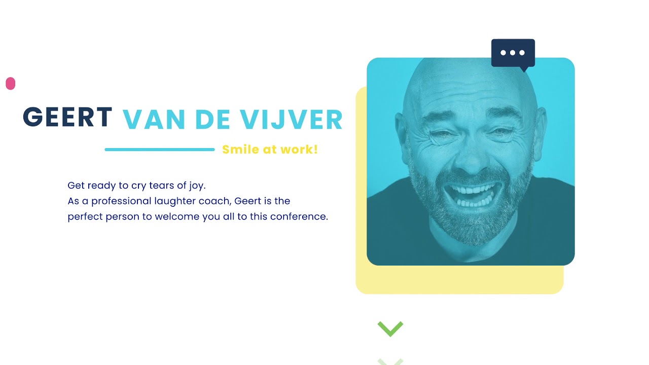 Speaker Laughter Coach Geert Van De Vijver at Talent Enablement ...