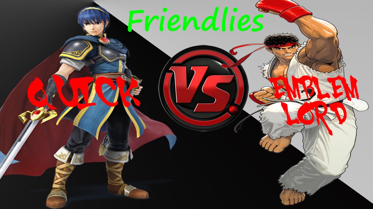 Smash 4: LIVE Friendlies w/ EmblemLord! Marth vs Ryu - YouTube