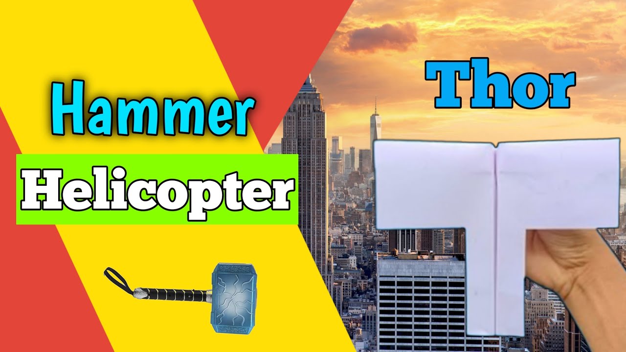 flying hammer thor plane , paper hammer plane, best flying thor paper ...