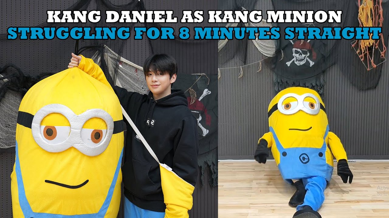 Kang Daniel as Kang Minion struggling for 8 minutes straight - YouTube
