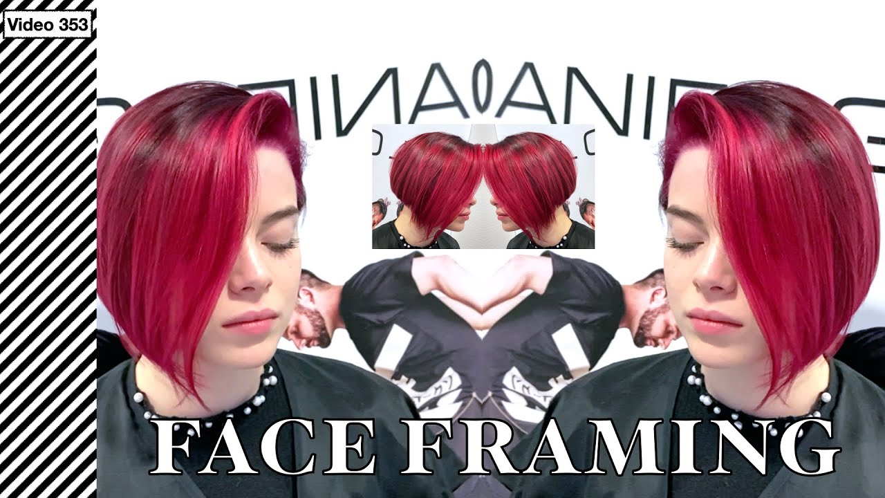 Red Hair Face Framing Technique - YouTube