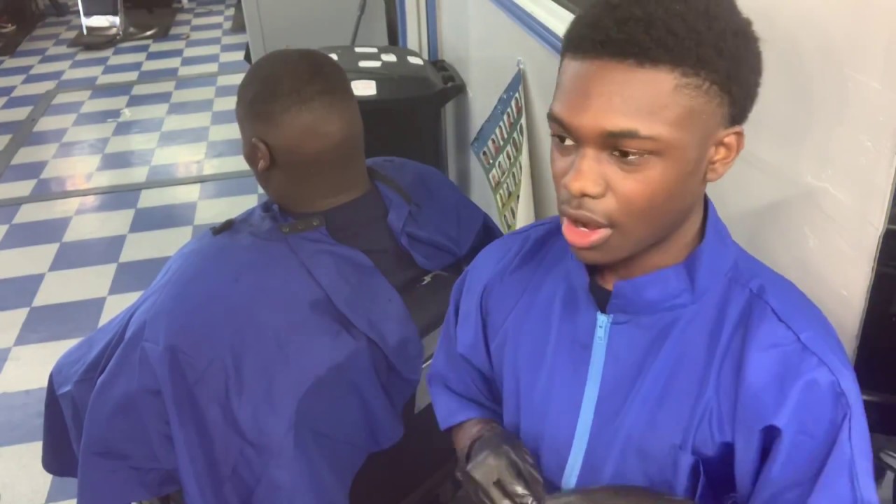 16 year old barber!! BALD FADE TRANSFORMATION💪🏾 - YouTube
