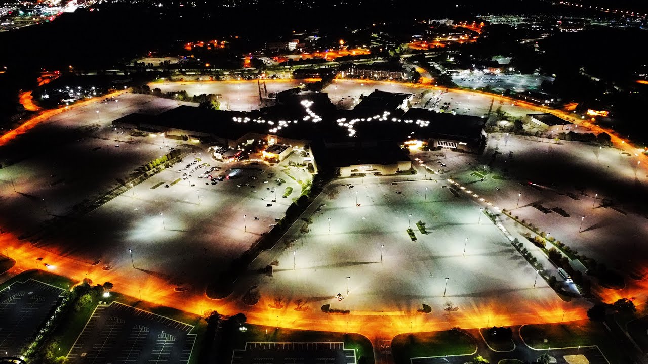 Darkness Falls: Fairlane Town Center: Shopping Mall: Drone Footage ...