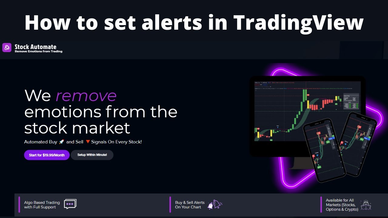 How to set up automated alerts for stocks, options, and crypto using ...