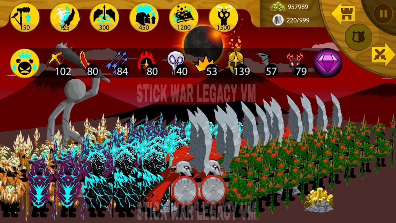 NEW LEAF ARMOR UPGRADE! - Stickman Legion - Stick War Legacy - YouTube