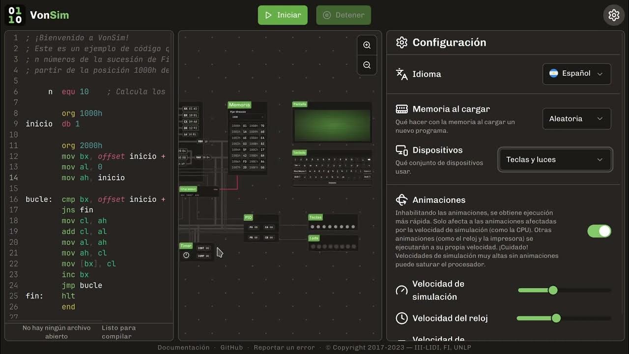 Tutorial sobre el simulador VonSim - YouTube