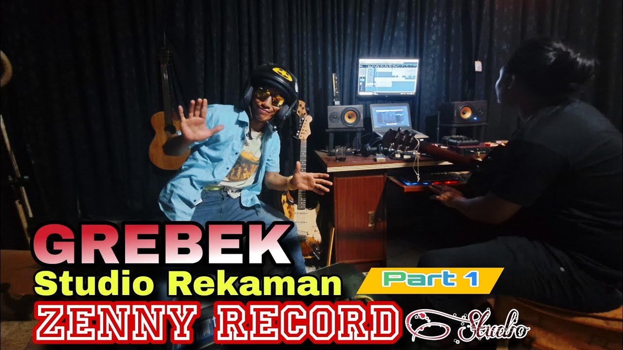 vlog grebek studio rekaman zenny record studio - YouTube