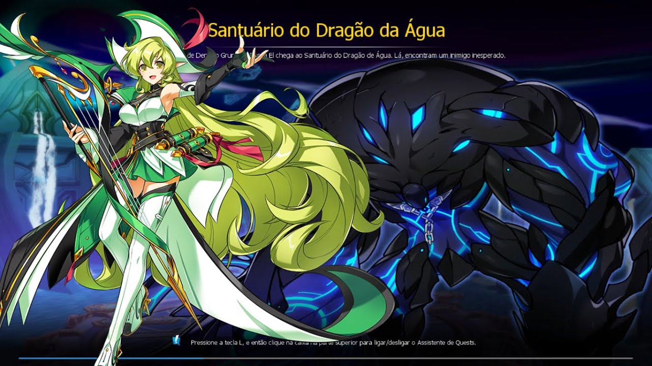 Elsword - Prophetess ( Rena 4th Path ) - Water Dragon Sanctum - YouTube