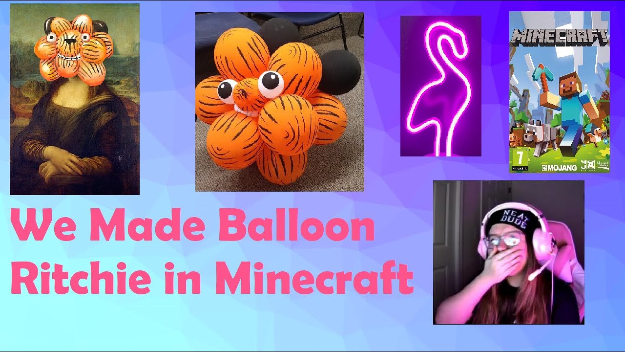 We Made Balloon Ritchie in Minecraft!! - YouTube