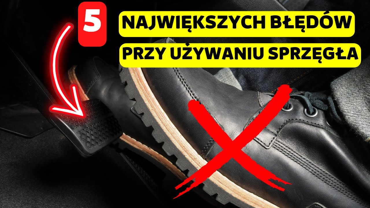 5 największych błędów przy używaniu sprzęgła - YouTube