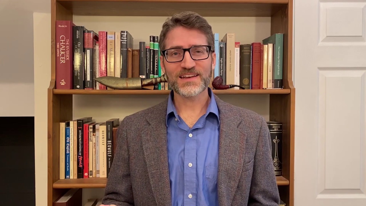 CCM Dr. Philip Chase Reads first lines from "Beowulf" - YouTube