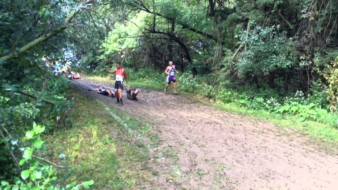 Swan Lake Cross Country "Mud Run" 2014 - YouTube