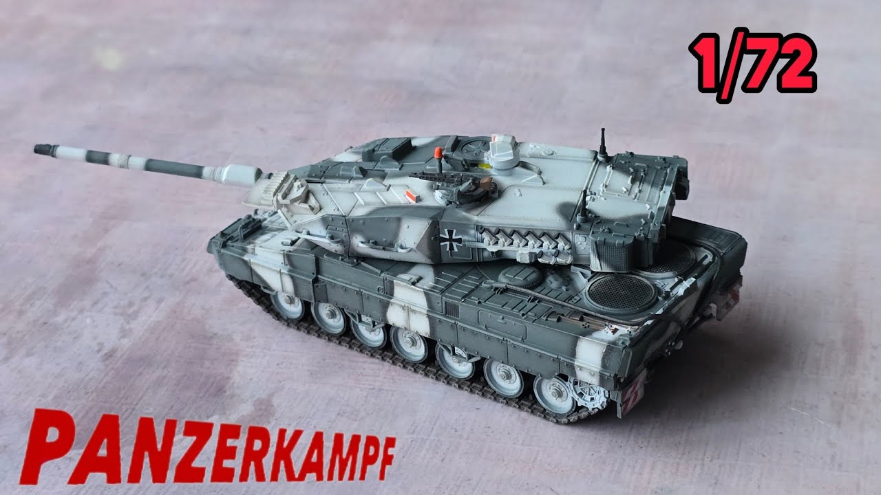 First Look.. Scale model Leopard 2a7 winter camouflage, by Panzerkampf ...