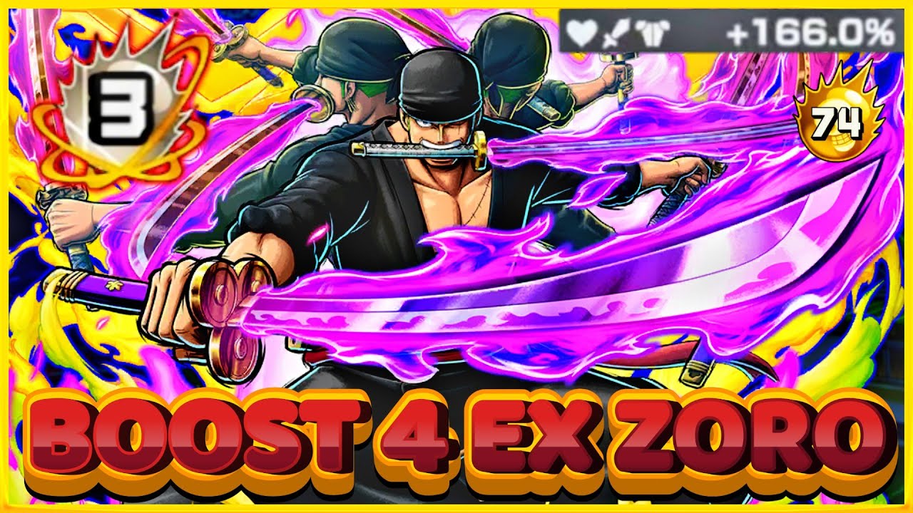 BOOST 4 EXTREME ZORO GAMEPLAY (1 HOUR) | ONE PIECE BOUNTY RUSH (2023) # ...