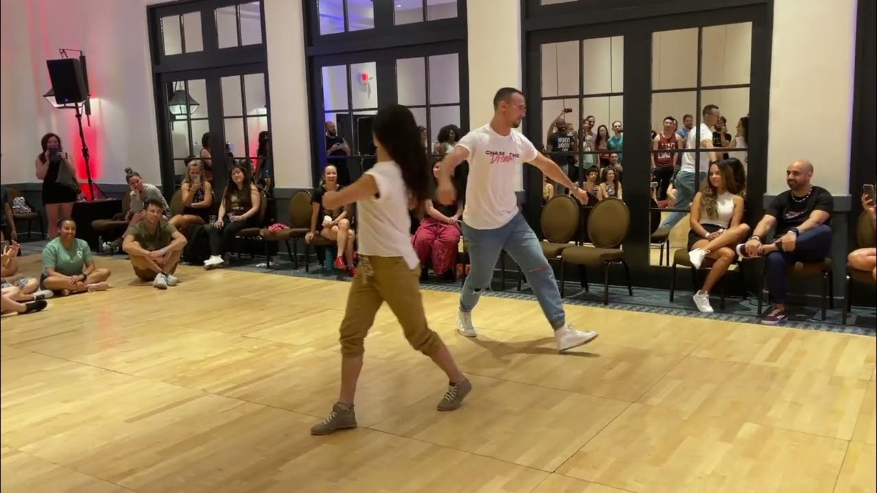 BZWC 2023 Paulo & Luiza Brazilian Zouk Dance Musicality Demo - YouTube
