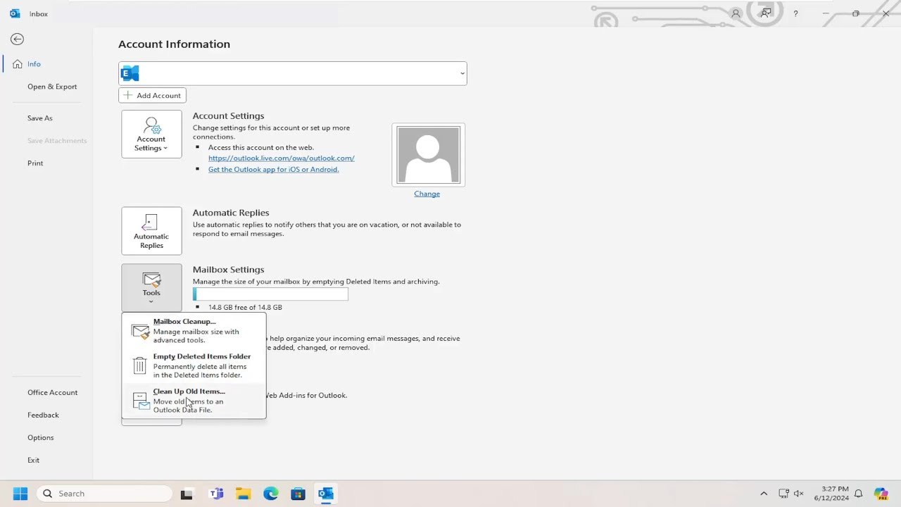 How to Check Outlook Mailbox Size and Limit [Guide] - YouTube