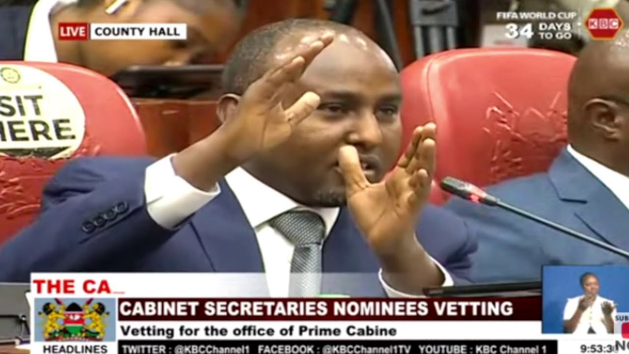 Cabinet Vetting: Listen how Junet deconstructed Musalia Mudavadi - YouTube