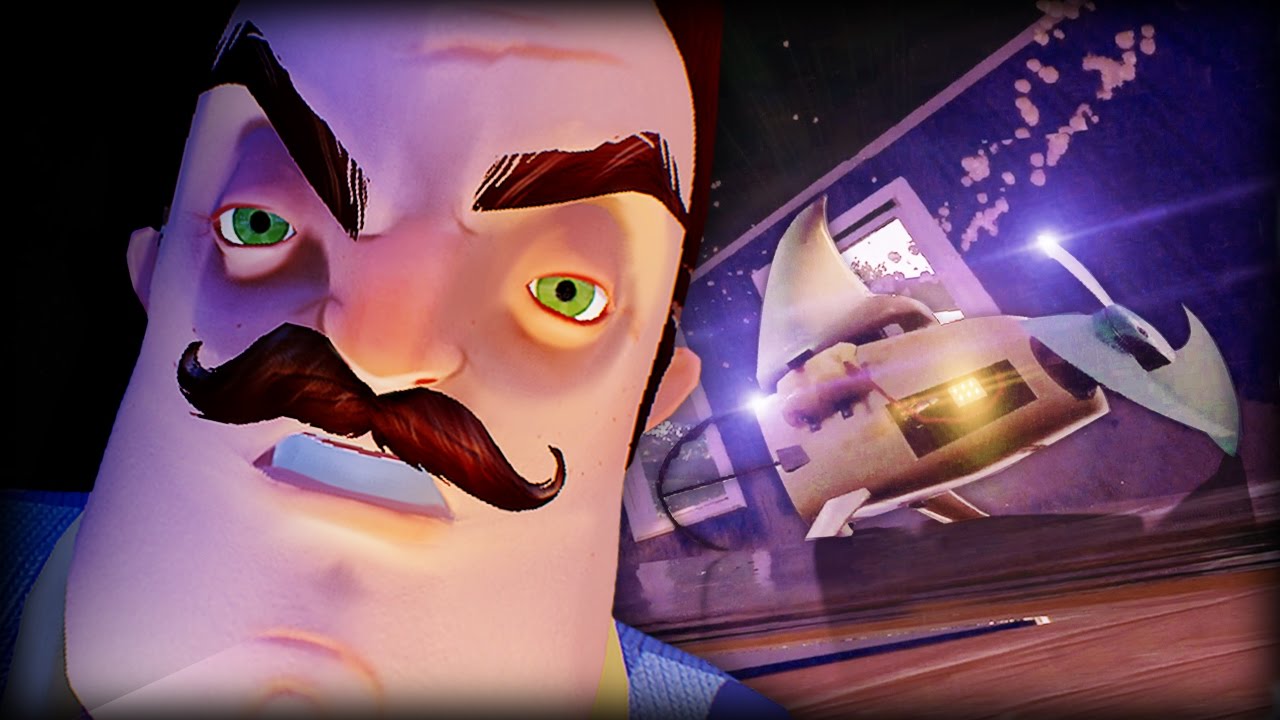 Wait.. IT'S A ROBOTIC SHARK!? || Hello Neighbor (Map Exploration ...