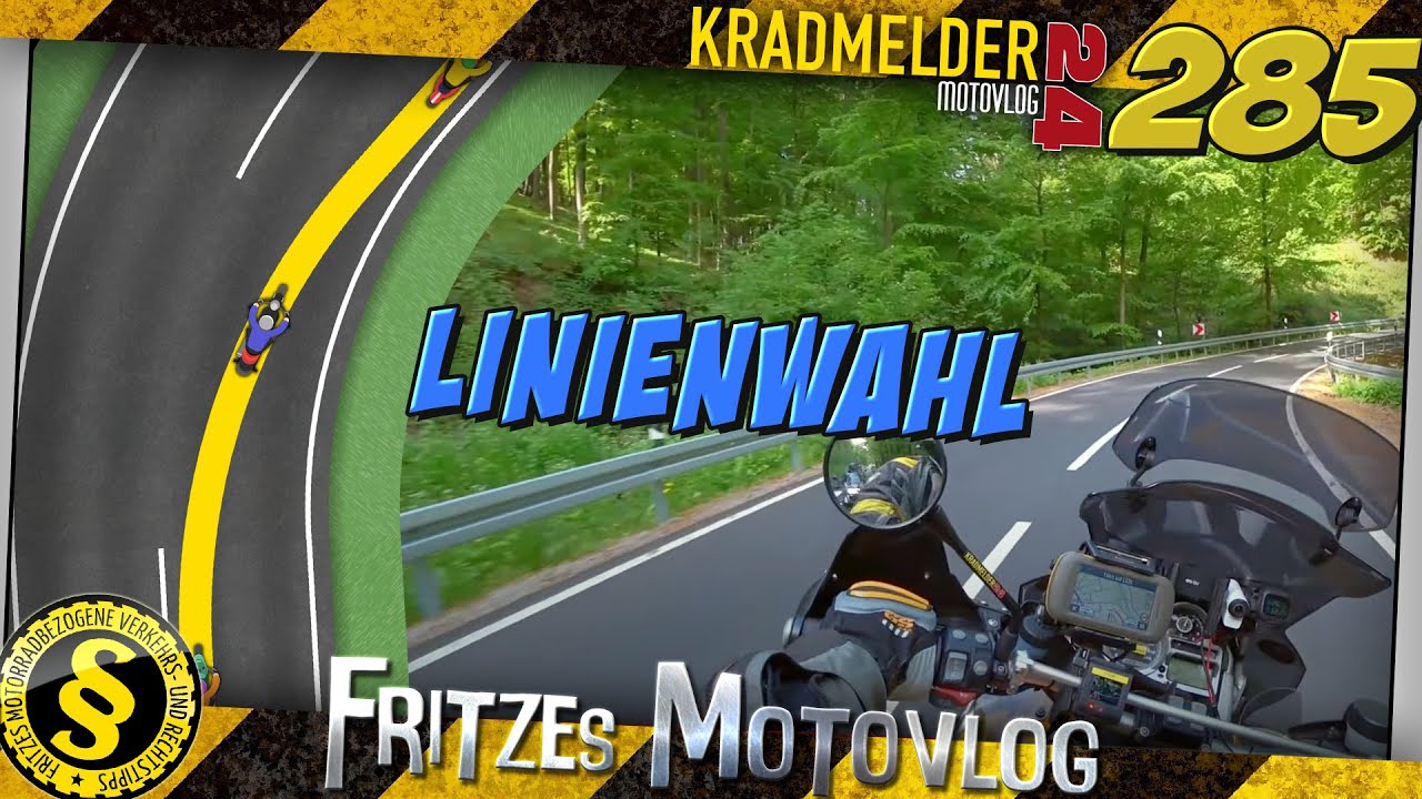 Linienwahl in der Gruppe - Tipps fürs Motorradfahren (3) 🔘 MV285 - YouTube