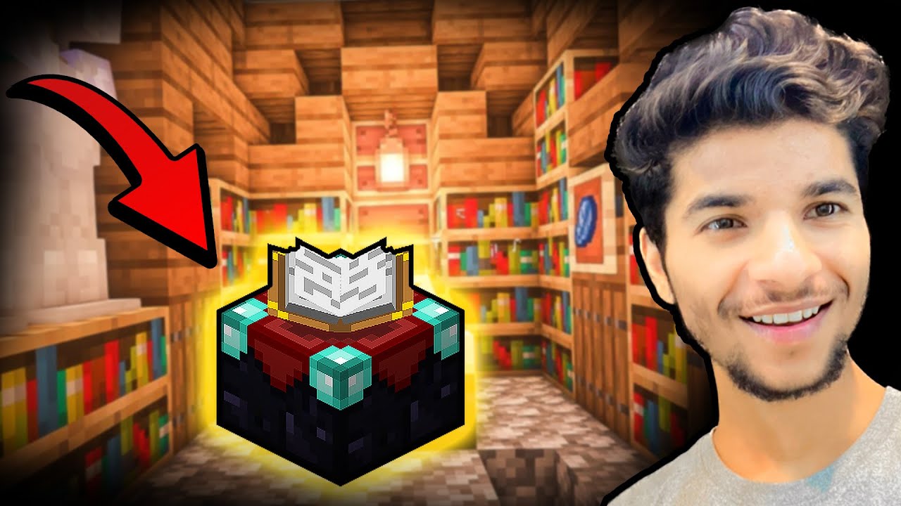 I made the Best ENCHANTMENT ROOM in Minecraft | Minecraft Gameplay ...