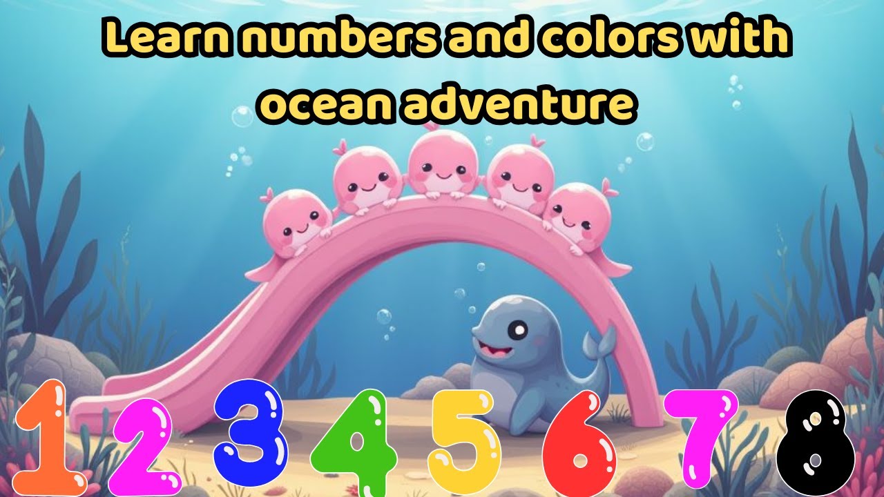 Count 1 to 10 White Whales | Toddler Counting Video, Ocean Learning ...