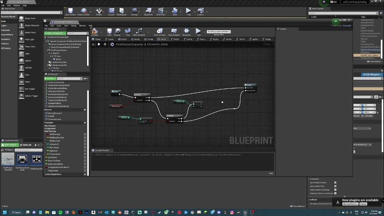 How to create "double-jump" mechanic in Unreal Engine - YouTube