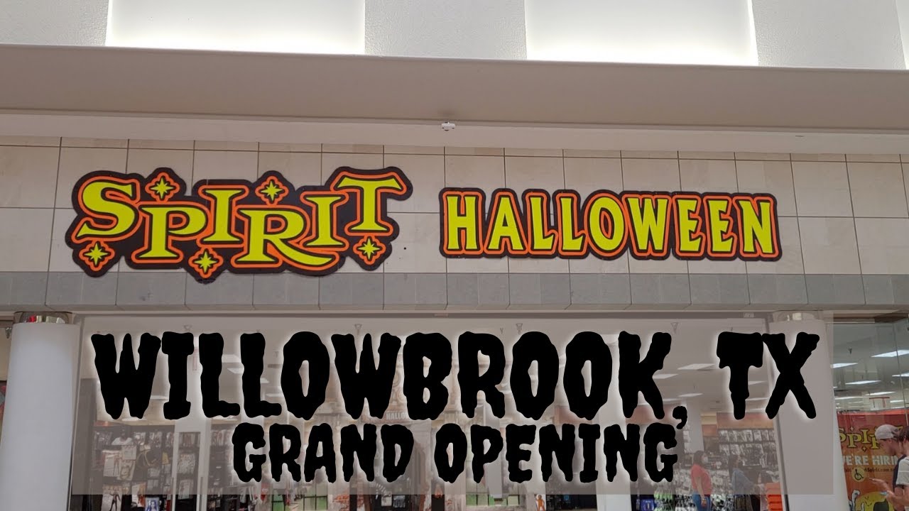 Spirit Halloween Willowbrook Mall Grand Opening Houston Tx 2021 Youtube