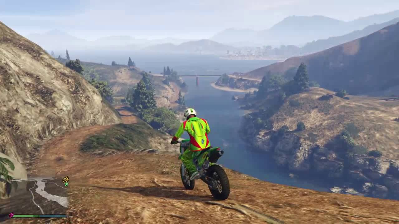 GTA 5 ~Balade en moto cross - YouTube