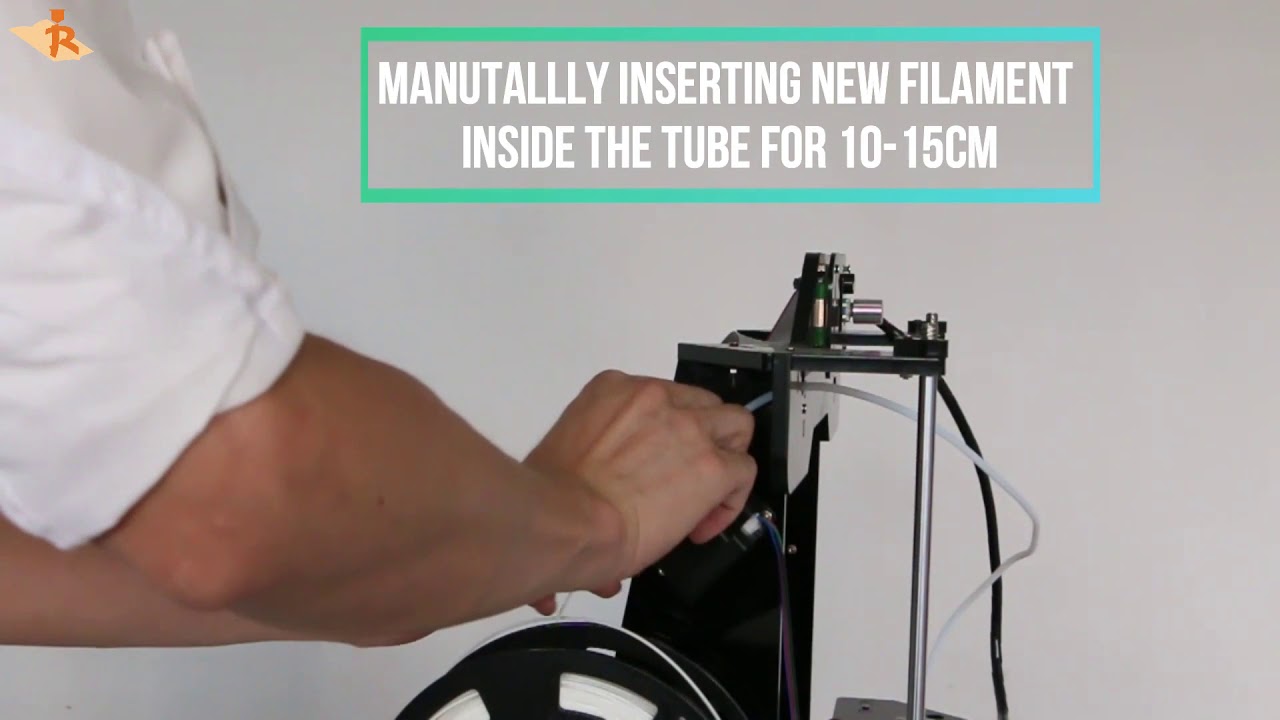 CHANGING FILAMENT FOR 3D PRINTER - YouTube