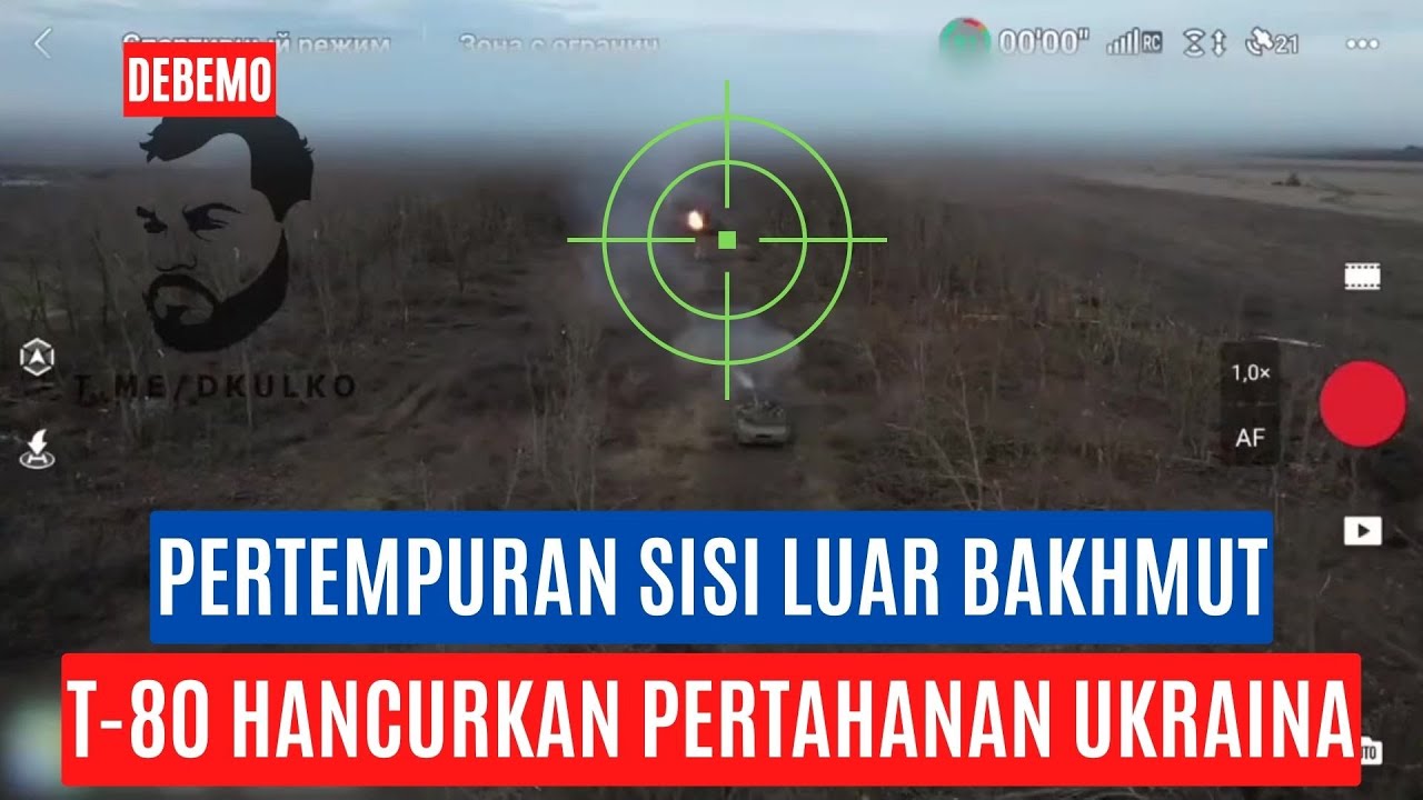 Pertempuran Sisi Luar Bakhmut Tank T 80 Hancurkan Pertahanan Ukraina - YouTube
