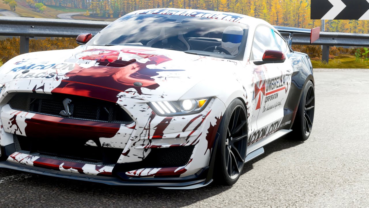 Resident Evil paint job on the Ford Mustang Shelby GT500 #forzahorizon4 ...