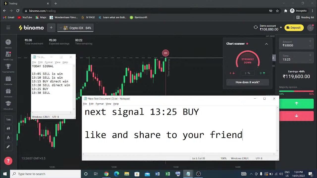 Binomo Trading Signals use in Live Market | Binomo Live Signal | Cypto ...