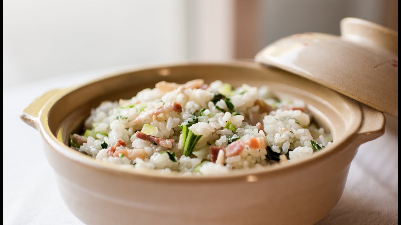 【年菜食譜】上海菜飯 中式料理 電鍋食譜 Shanghai Vegetable Rice Recipe│HowLiving美味生活 │ 矽谷 ...