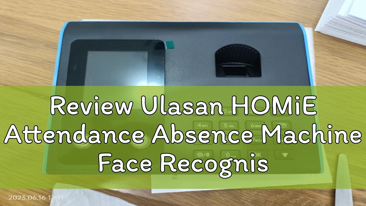 Review Ulasan HOMiE Attendance Absence Machine Face Recognisation ...