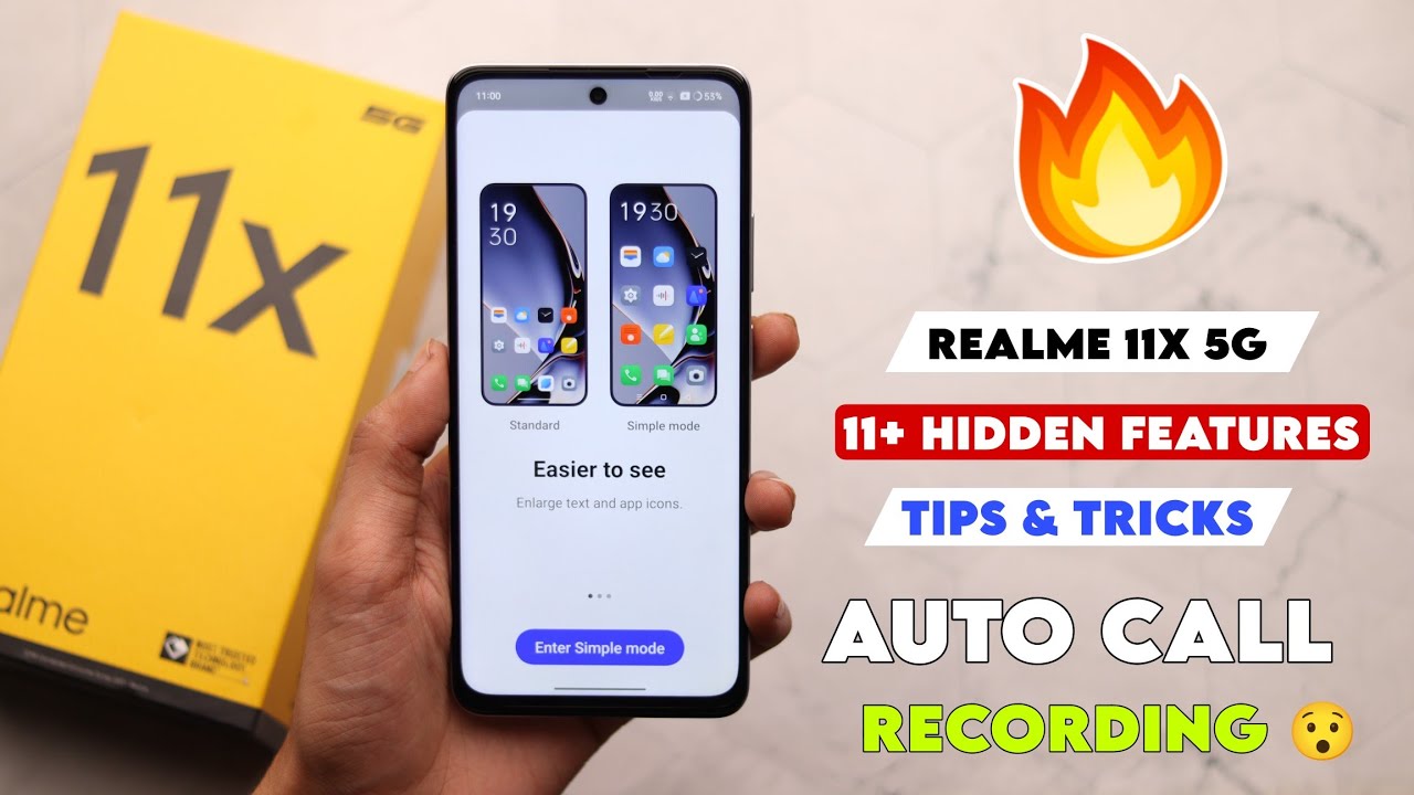 Realme 11x 5g Hidden Features | Realme 11x Tips & Tricks - YouTube