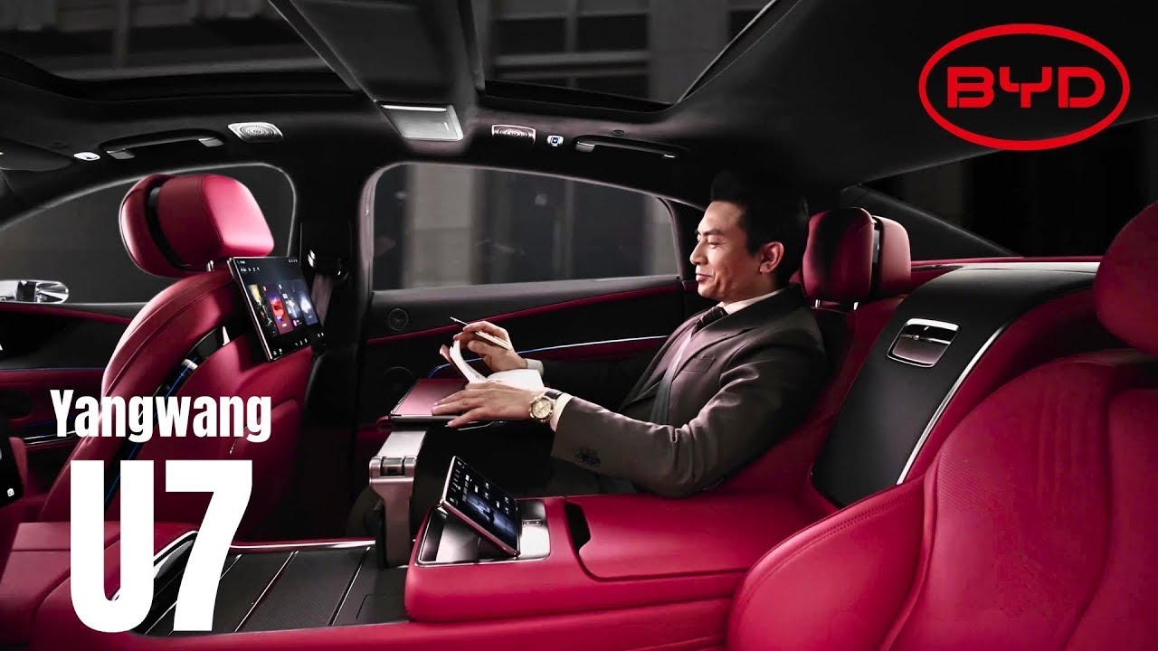 New BYD Yangwang U7 Interior Stability Test ｜ Ultra Flagship Luxury ...