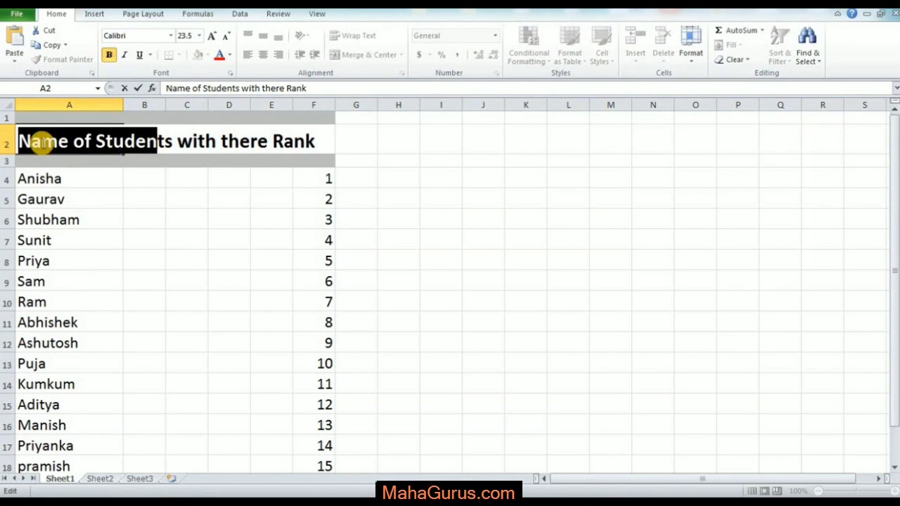 How to Italicize in Excel- Italicize in Excel Tutorial in Hindi - YouTube