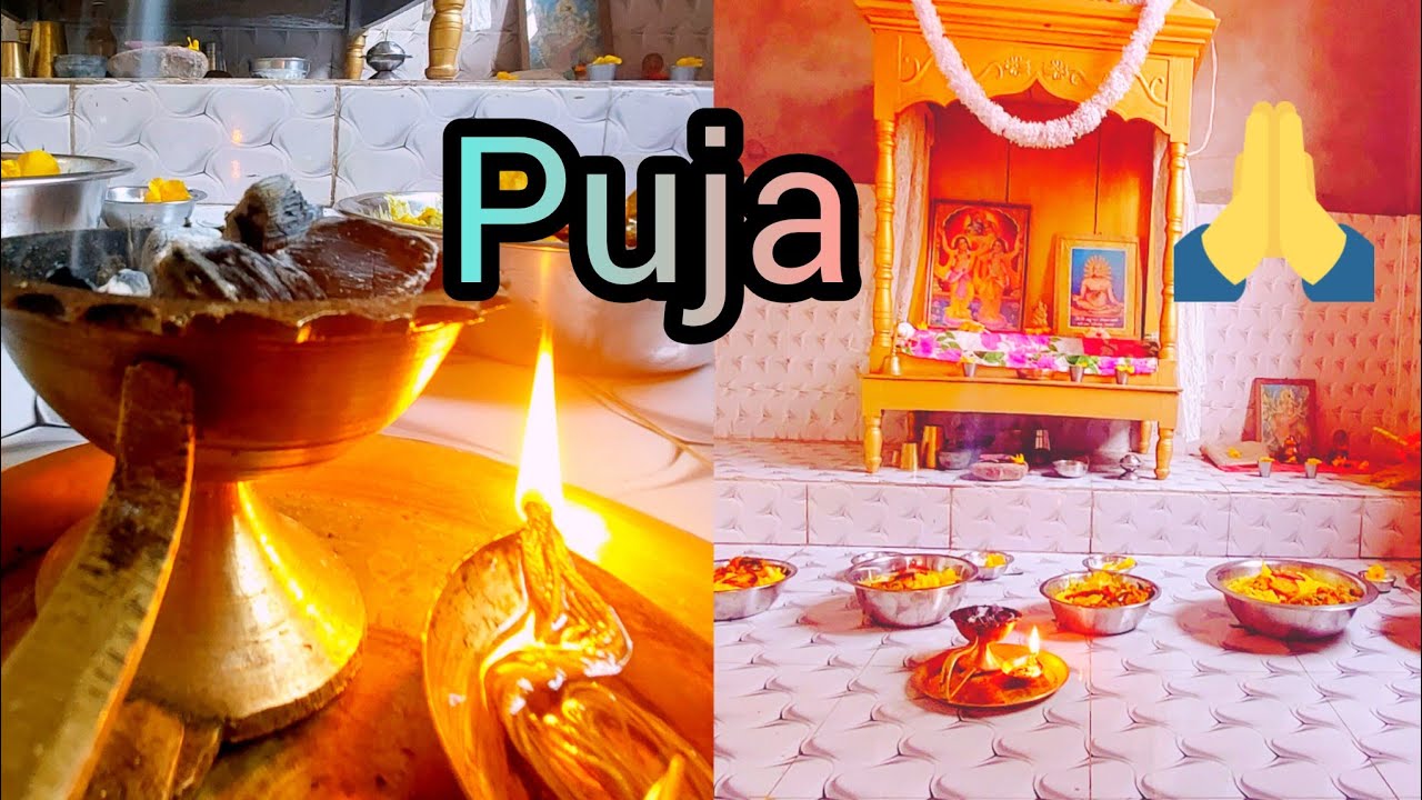 puja and prashad🙏😅A simple day in my life.vlog 9 - YouTube