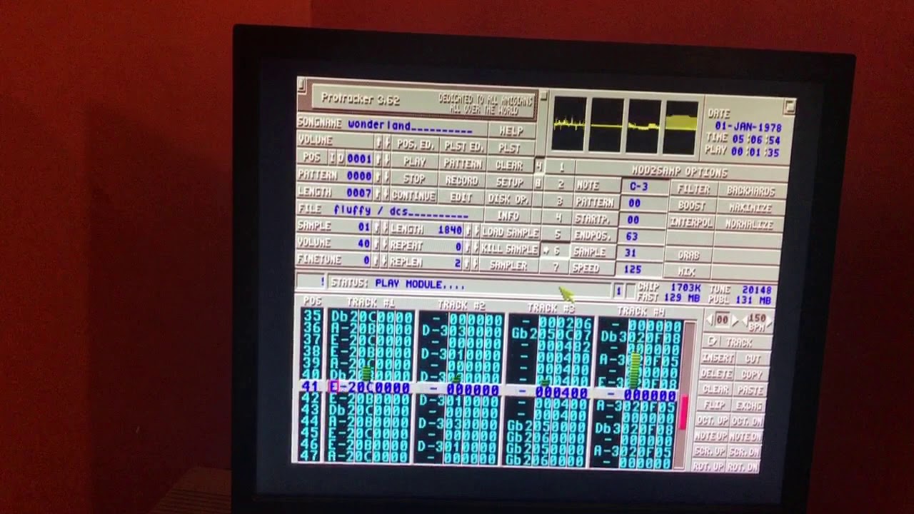 Winter Wonderland Amiga Protracker Module - YouTube