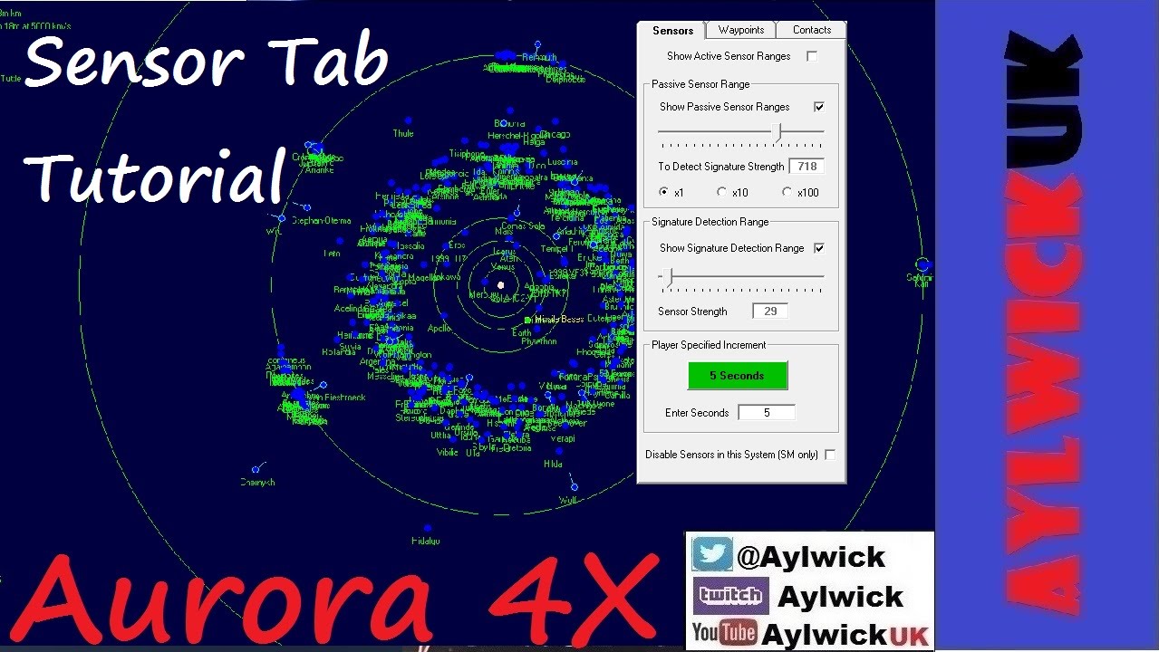 Aurora 4X Sensor Tab Tutorial - YouTube