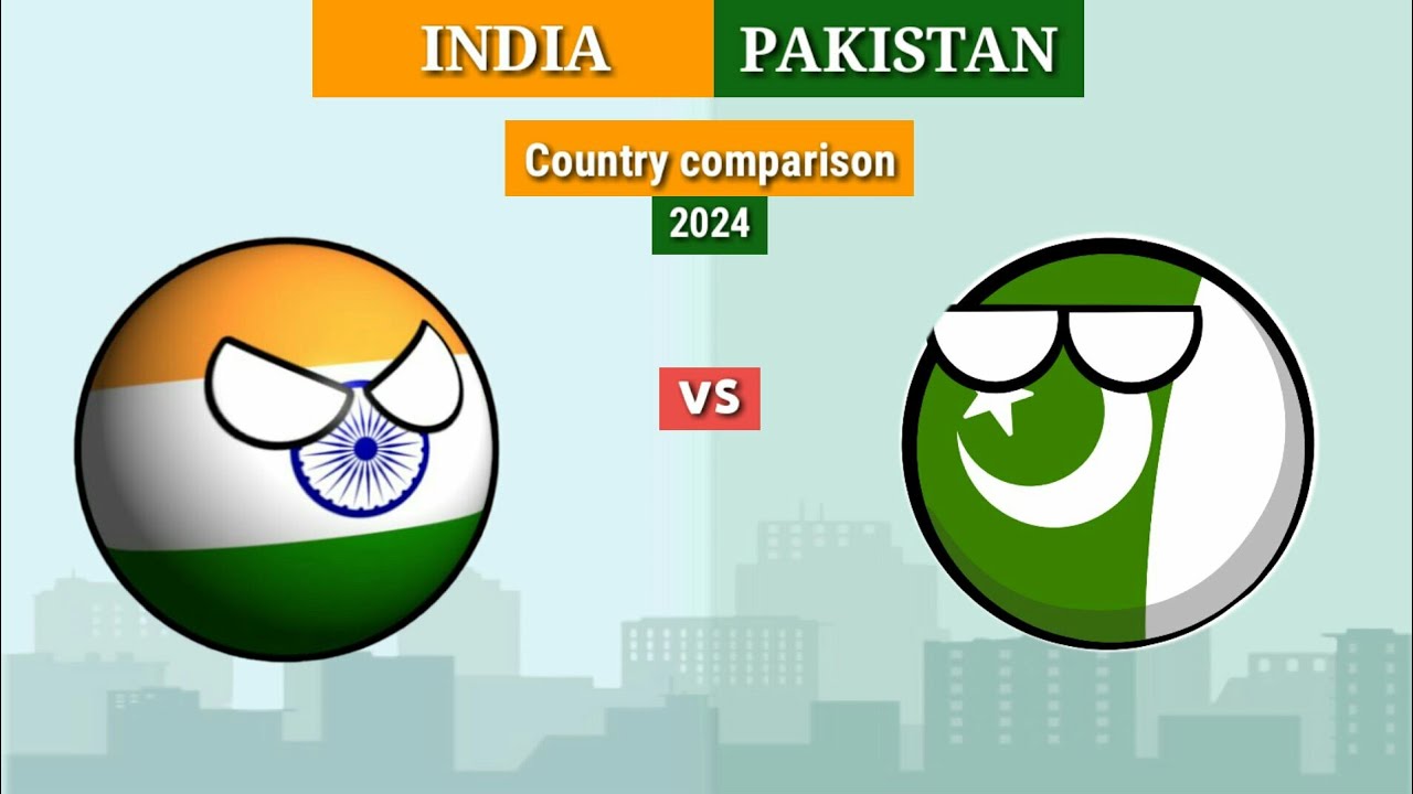 India vs Pakistan country comparison 2024 - YouTube