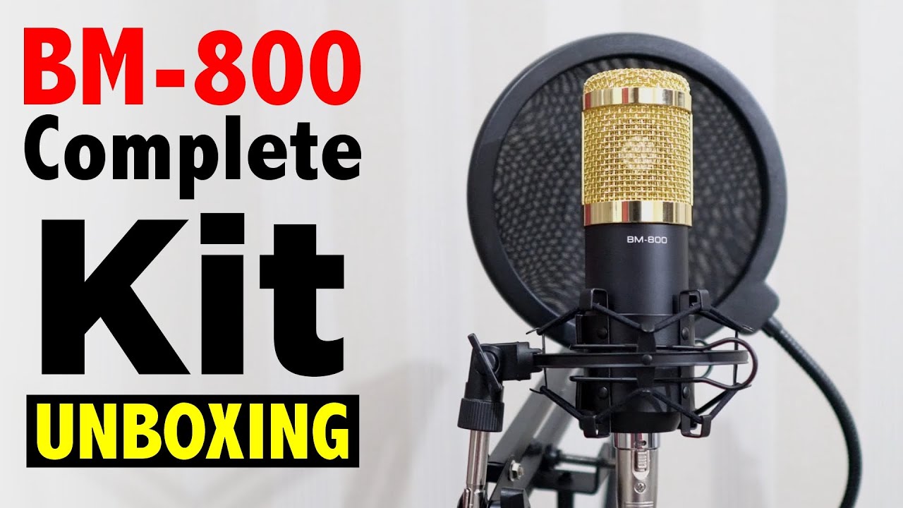 BM-800 Condenser Microphone - Full Review (Unboxing, Setup, Audio Tests ...