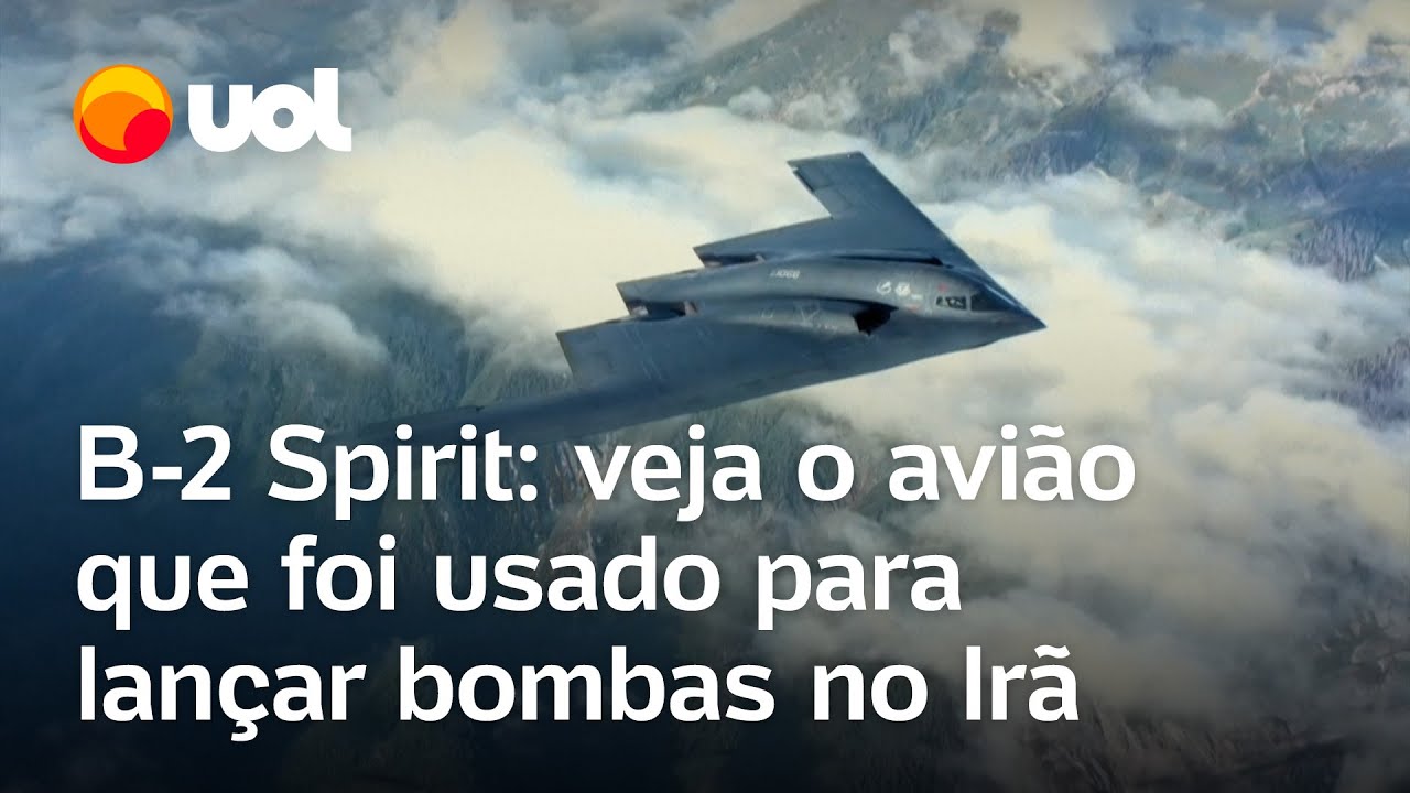B-2 Spirit: conheça o avião 'invisível' que foi usado lançar bombas em ...