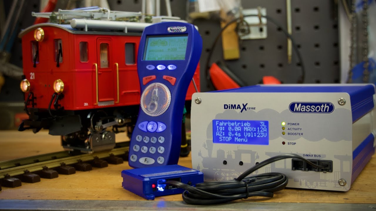 Massoth DIMAX 1210Z, getting POWER to my track! First IMPRESSIONS ...