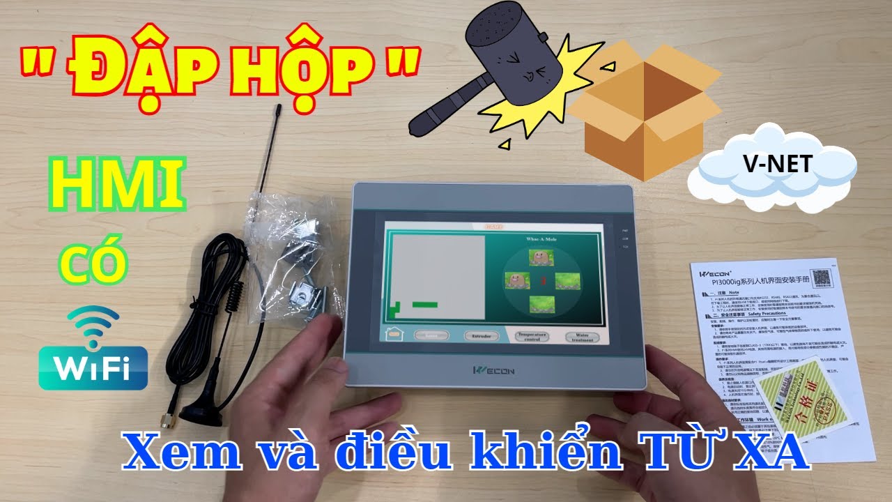 "Đập hộp" và Tổng quan: HMI IoT PI3070ig-W | Giải pháp tự động hoá ...